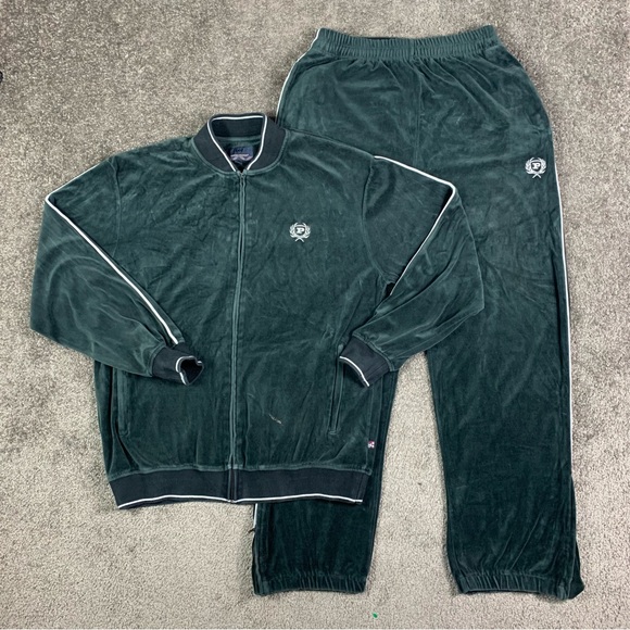 Phat Farm | Pants | Vintage Phat Farm Velour Track Suit Mens L Off ...